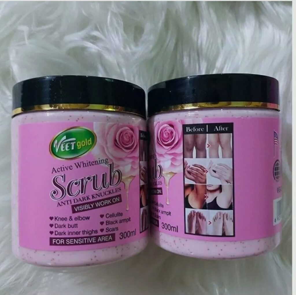 VEETGOLD ACTIVE WHITENING SCRUB FOR ANTI DARK KNUCKLES 500ml. – KM ...